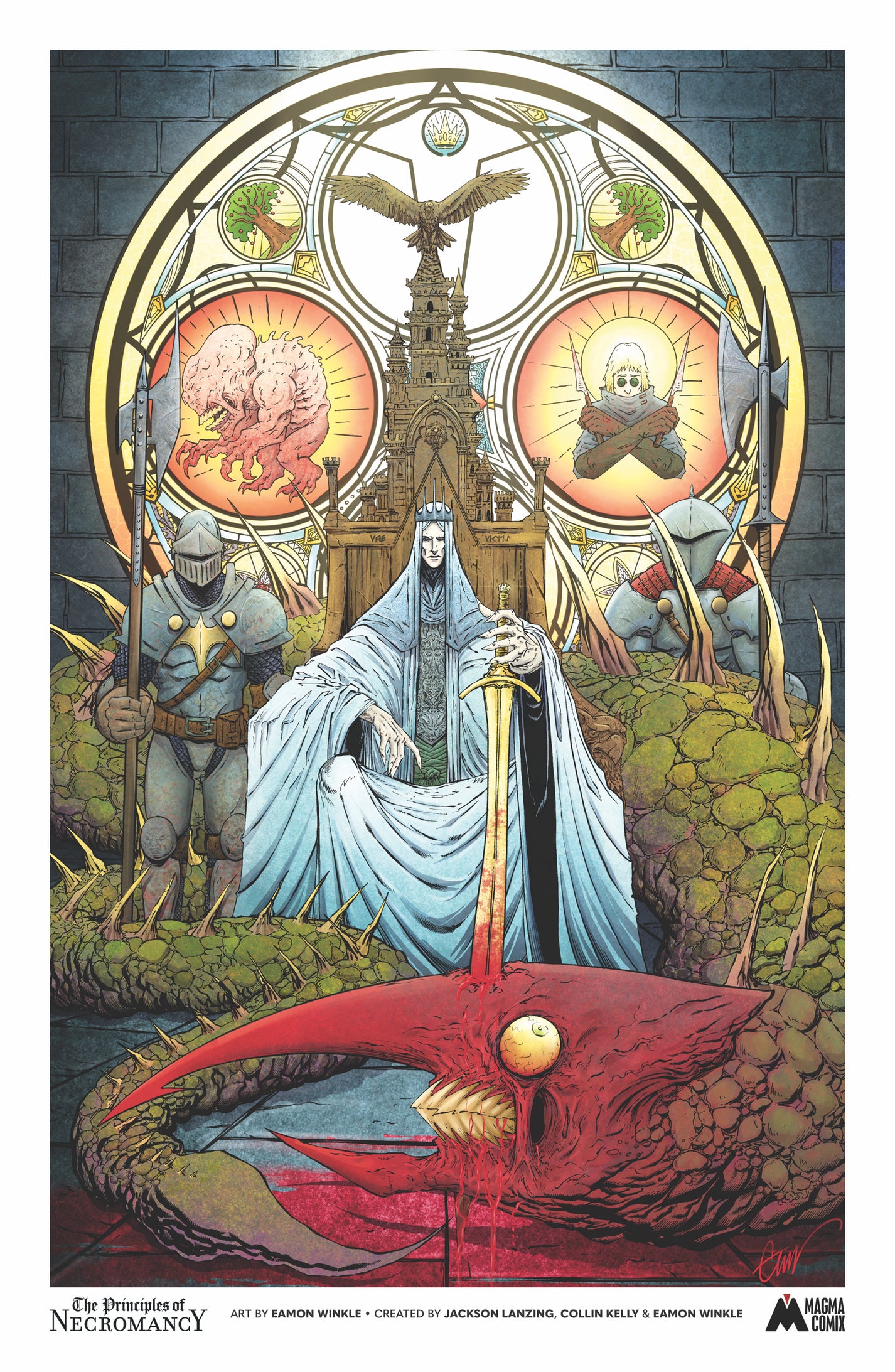 Principles of Necromancy Lithograph by Eamon Winkle – Magma Comix Store